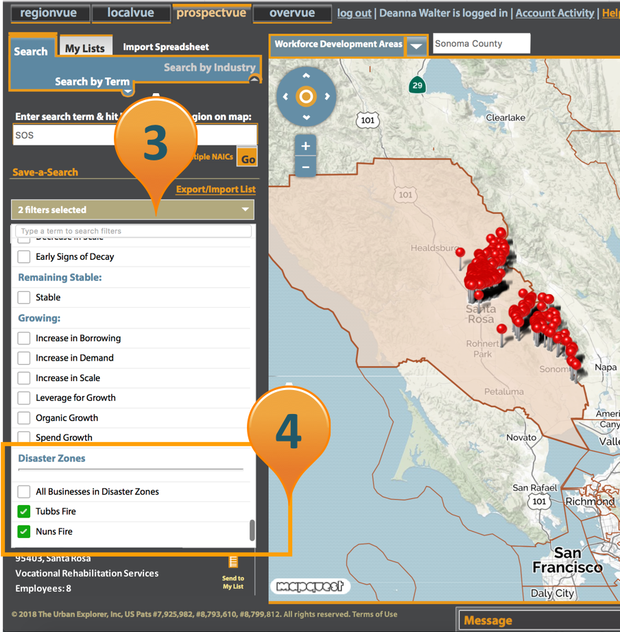 ProspectVue: Disaster Zones – EconoVue